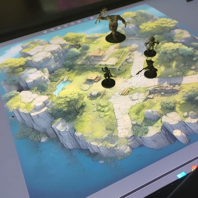 Immersive 100 Pack of Dungeons and Dragons Battle Maps With Gridlines ...