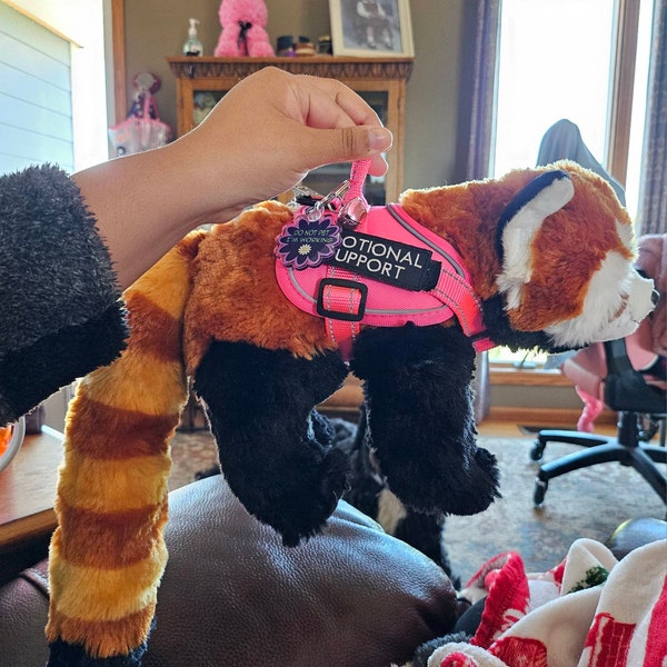 ESSA Red Panda Emotional Support Plush Stuffed Animal Personalized Gift ...
