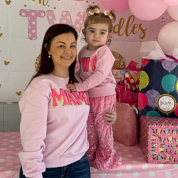 MAMA Sweatshirt, Unique Gift for Mom, Clothing for Mom, Mothers Day ...