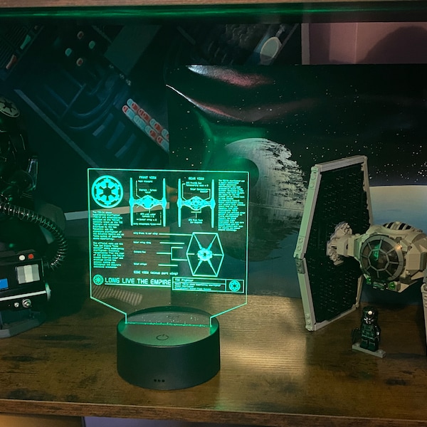 Millennium Falcon, LED, Acrylic ,star Wars, Blueprint,falcon, Light ...