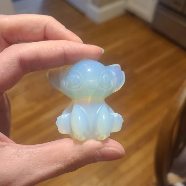 4.3'' Synthetic Opal Carved Angel, Angel Statue, Angel Gift, Angel ...
