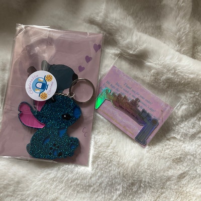 Pink Palace Apartments Keyring Button Eyes Inspired Keychain - Etsy