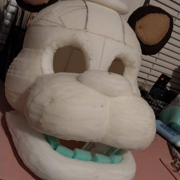 Freddy Fazbear Head five Nights at Freddy's READ DESC - Etsy