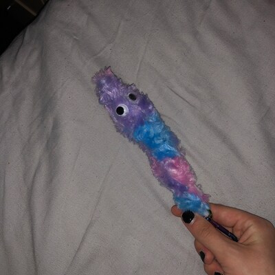 Worm on a String Keychain Custom Made - Etsy