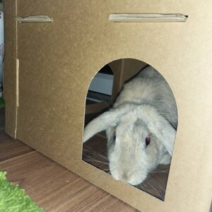 The Castle Corrugated Cardboard Castle for Bunny Rabbits & | Etsy UK