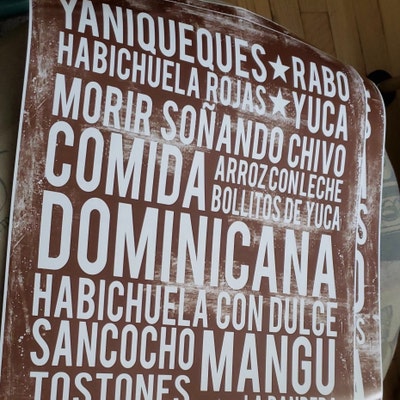 Cuban Food Poster Red Word Art Food Art Print DIGITAL DOWNLOAD - Etsy