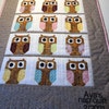 Classic Cute Owl Quilt Block Pattern Bird Animal PDF -includes Instructions for 6 Inch, 12 Inch ...