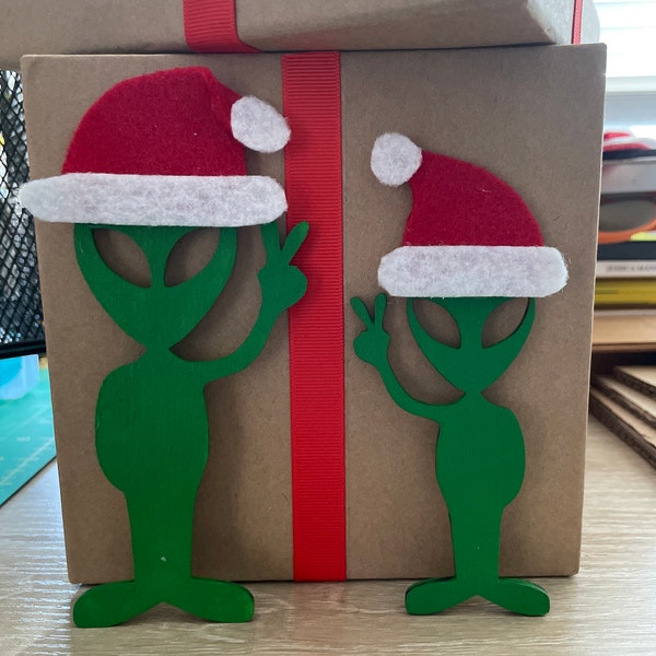 2"- 20" Alien Cut Outs Wood Craft Supply-sanded or Unsanded, Alien ...