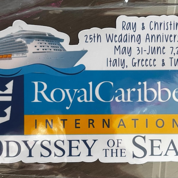 Custom RCL Cruise Door Magnet| Personalized Cabin Decor| Fun Cruise ...