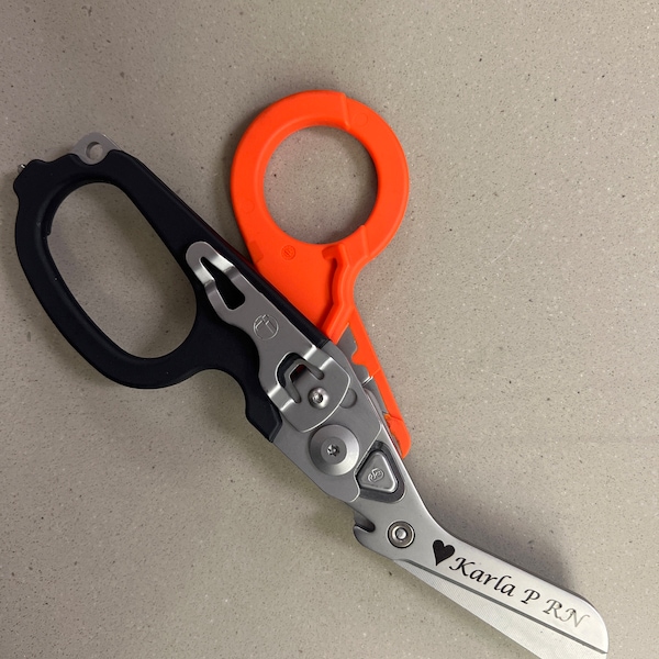 Laser Engraved Paramedic Gift Medical Shears, Leatherman Raptor Tool ...