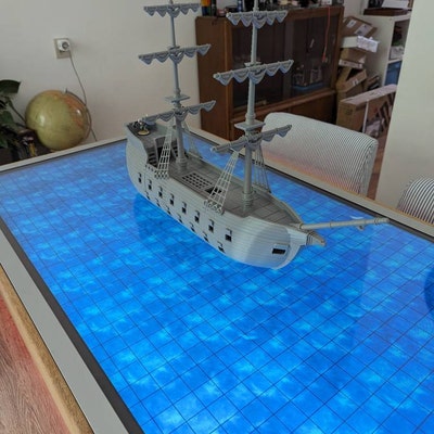 Pirate Tabletop RPG Terrain Pirate Town Dungeons and Dragons Pathfinder ...