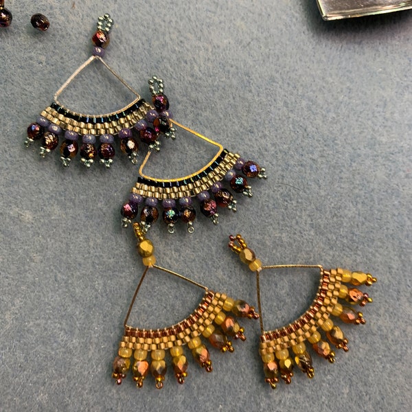 20x15mm KC Gold Tone Seamless Fan Shape Geometric Rings - Etsy