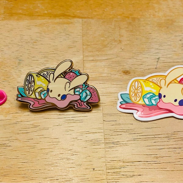 Pink Lemonade Goomy Pin - Etsy