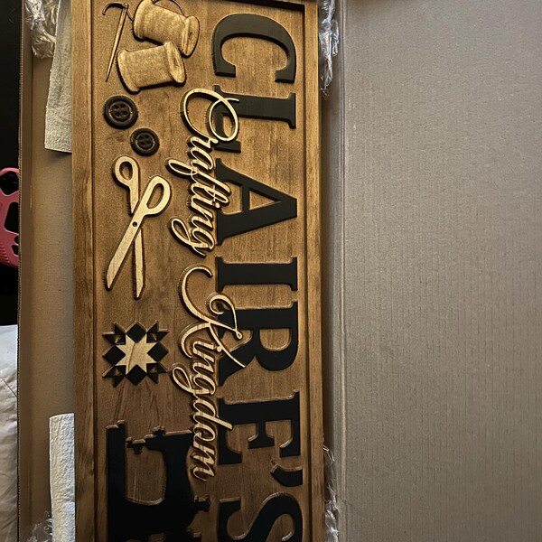 Personalized Quilting Room Sign | Custom Sewing Room Sign | Gift for ...