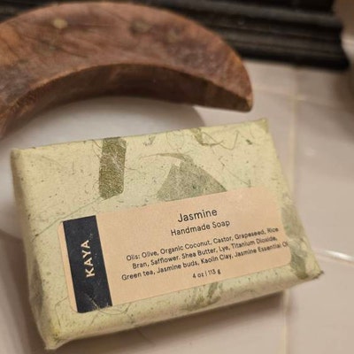 Jasmine & Matcha Green Tea Solid Lotion Bar, Moisturizer, Self Care, on ...