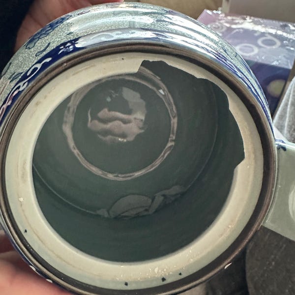 Antique Cast Iron Kettle, Heavy Metal Tea Pot, Kettle Large Cast Iron ...