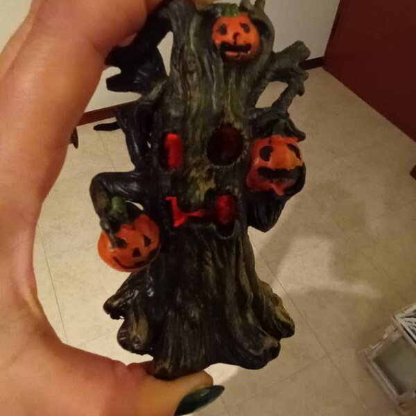 Spooky LED Tree, Mini Halloween Tree - Etsy