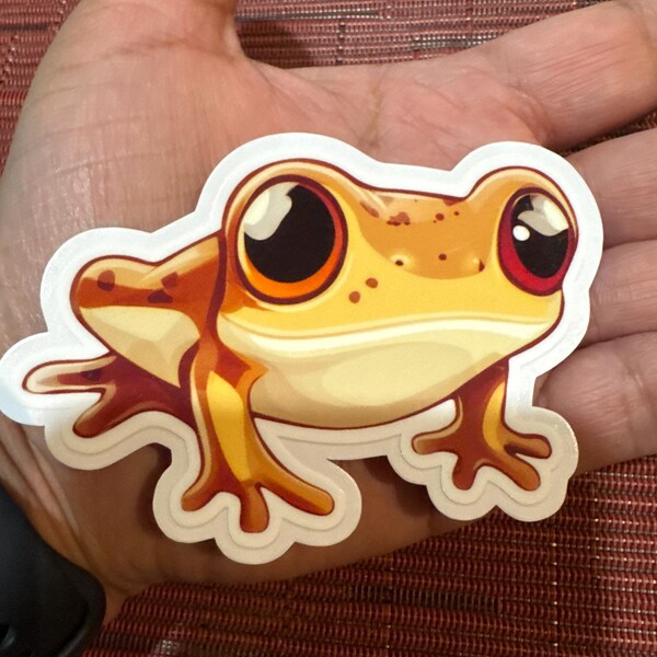 Puerto Rico Coquí Vinyl Sticker - Etsy