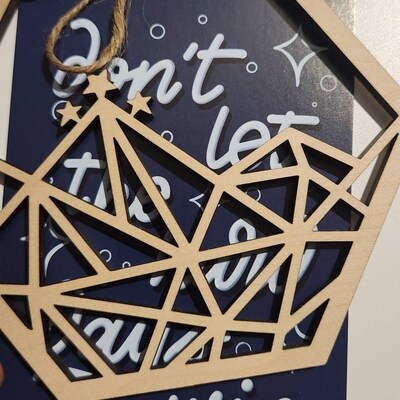 Geometric Velaris Wooden Wall Art, Velaris, Night Court, ACOTAR, ACOWAR ...