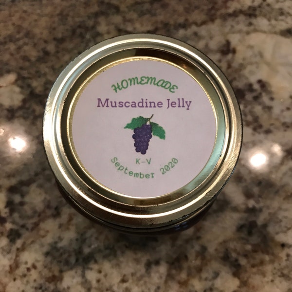 Personalized Muscadine Jelly Labels: Homemade Canning Jar Stickers - Etsy