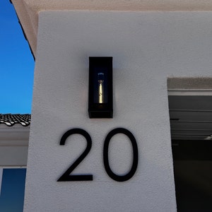 12 Inch Modern House Numbers Letters - Etsy