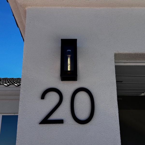 12 Inch Modern House Numbers Letters - Etsy