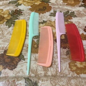 NOS Vintage Comb 70s 80s Unbreakable Plastic Large Pocket | Etsy