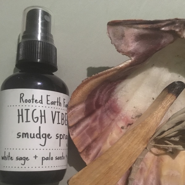 Palo Santo, Smudge Spray, High Vibes Smudge Spray, Liquid Smudge, Air ...