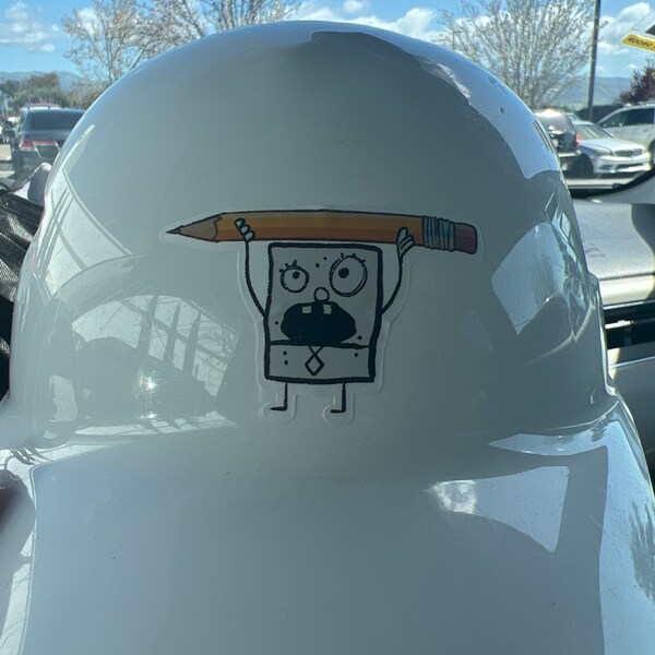 Doodlebob Sticker Spongebob Cute Stickers Pop Culture Bikini Bottom ...