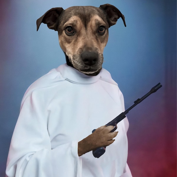 The Doctor Surgeon Custom Medical Pet Portrait Funny Unique Painting ...
