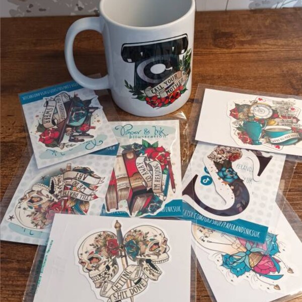 1980's Sticker Set, 80's Nostalgia Stickers, Matt Vinyl Decals, 80's ...