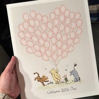 Classic Winnie the Pooh Sign Late Night Diapers Sign Baby Shower ...