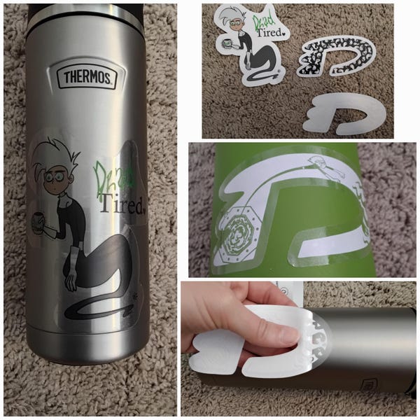 Personalized Cursive Name Sticker - Custom Colorful Text Decal Stickers ...