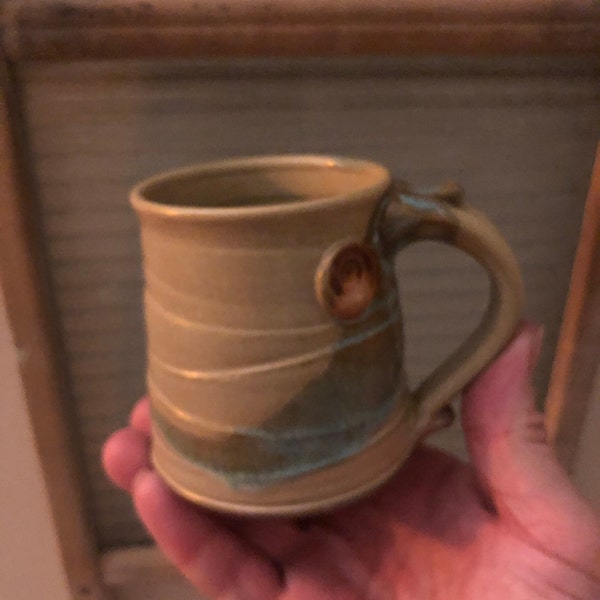Pottery Mug, Handmade Stoneware Coffee/tea Mug in Morning Zen Satin ...