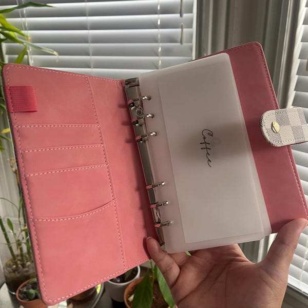 A7 Budget Binder Wallet for Budget Planning Cash Stuffing Envelope ...