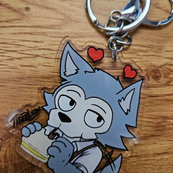 Keychain Legoshi Louis Beastars - Etsy