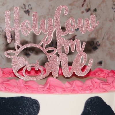 Two Cake Topper Girl's Second Birthday Party Decoration - Etsy