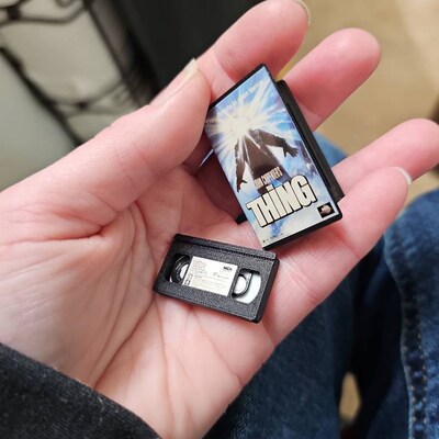 Mini 1:6 VHS K-Z Titles Tapes Choose the Movie Retro Miniatures 80's ...