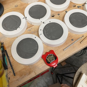 Handleless Mug Mold in Cylindrical Shape With Glaze Rim, Ceramic Slip ...