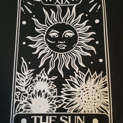 Tarot Card Sun SVG, Tarot Svg, Tarot Cards Svg,magic Illustration Svg ...