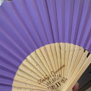 Custom Gift Wrapping Wedding Fans Rustic Fans Wedding Favor Fan ...