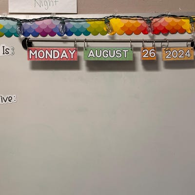 EDITABLE Rainbow Watercolor Teacher Planner, Canva Template, Teacher ...