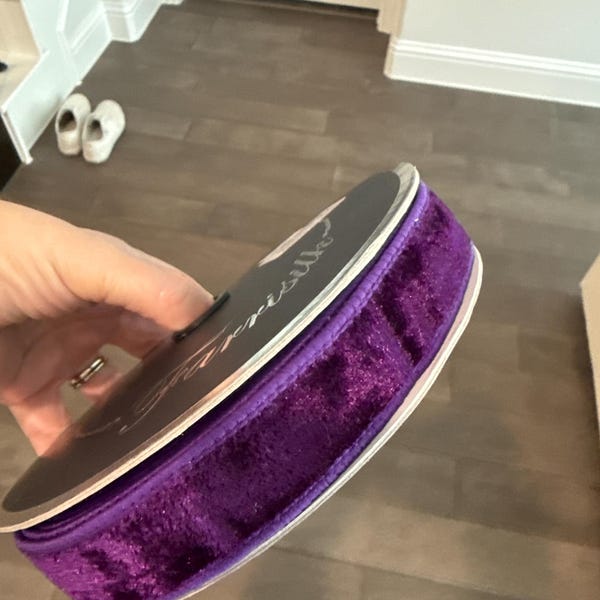 Hot Pink Velvet Center & Orange Velvet Edge 4 Inch 10 Yards Wired - Etsy