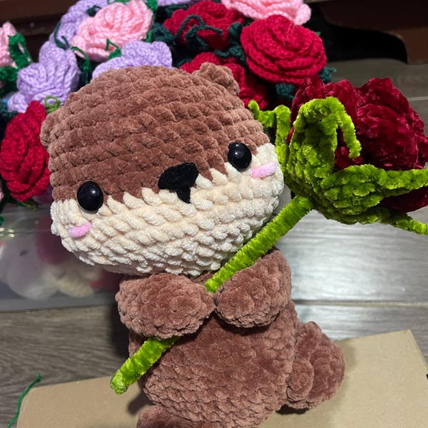Amigurumi Otter Pattern, Plush Pattern, PDF Pattern, Stuffed Otter Toy ...