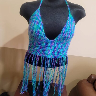Rasta Fringe Bralette Pattern - Etsy
