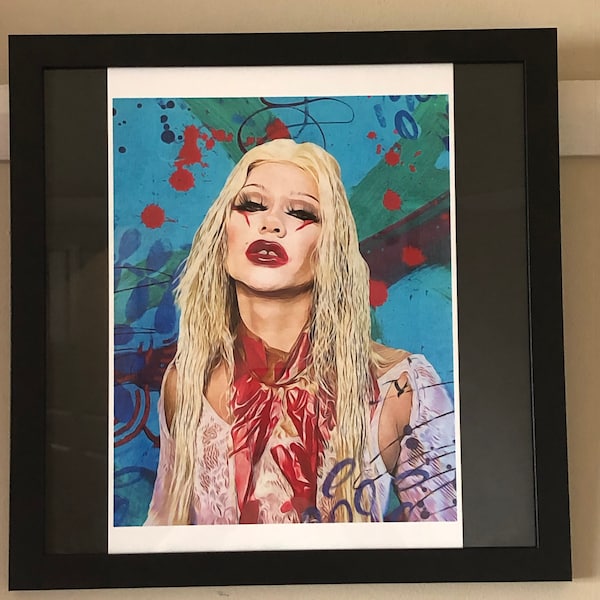 Alyssa Edwards Fine Art Print - Pop Art - Alyssa Drag Queen Modern ...
