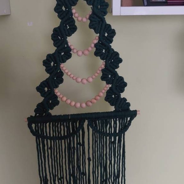Macrame Christmas Tree Tutorial, Boho Xmas Tree Pattern, Winter Style ...