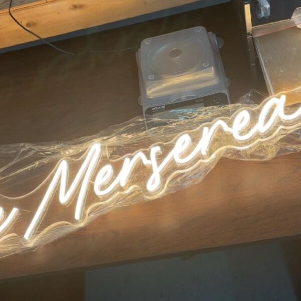 Custom Last Name Neon Sign Wedding for Reception, Led Lights Neon Sign ...