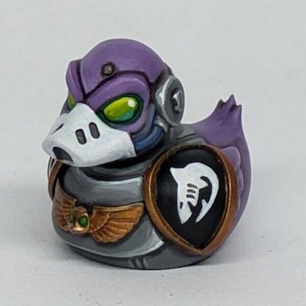 Robed Astral Marine Rubber Duck, 3D Printed Mini (STL by Epic Duck ...