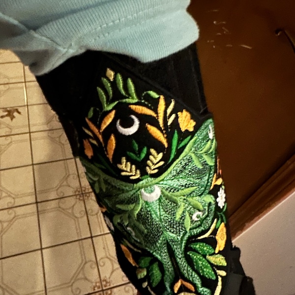 Lunar Moth in Fall Foliage Diamond With Border AND Coordinating ...